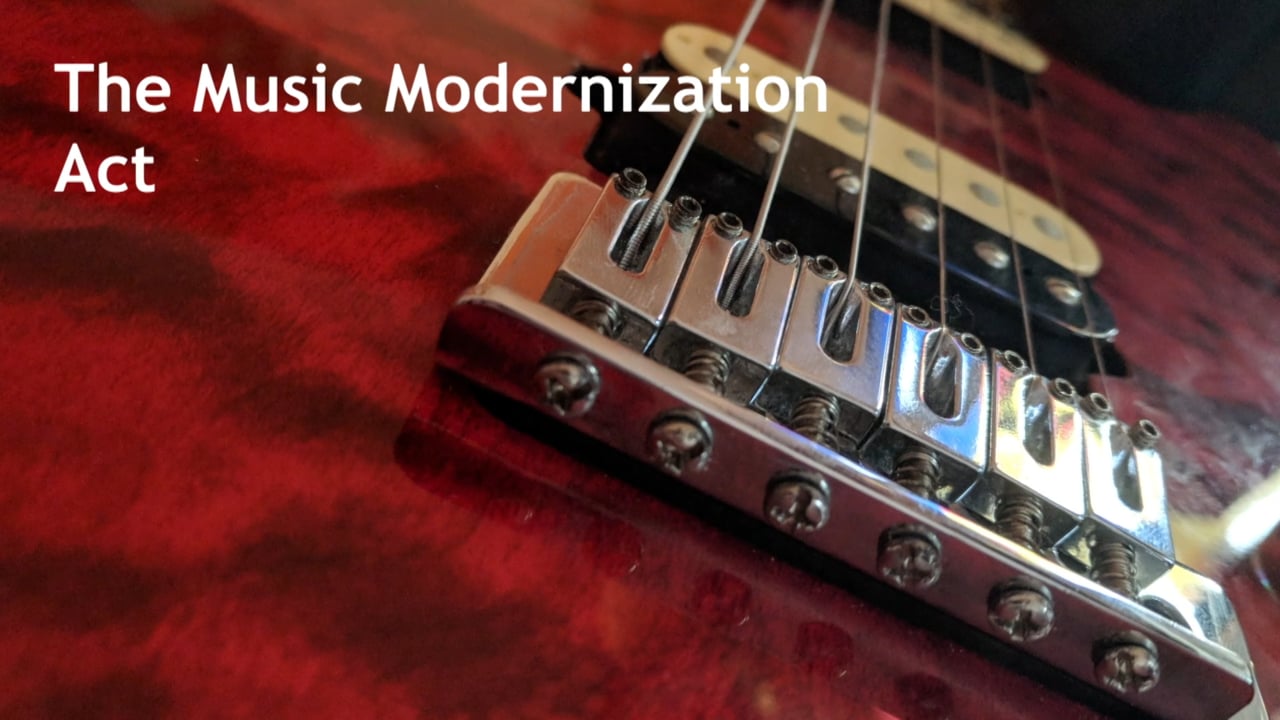 Music Modernization Act-Panther TV – Plymouth EDTV