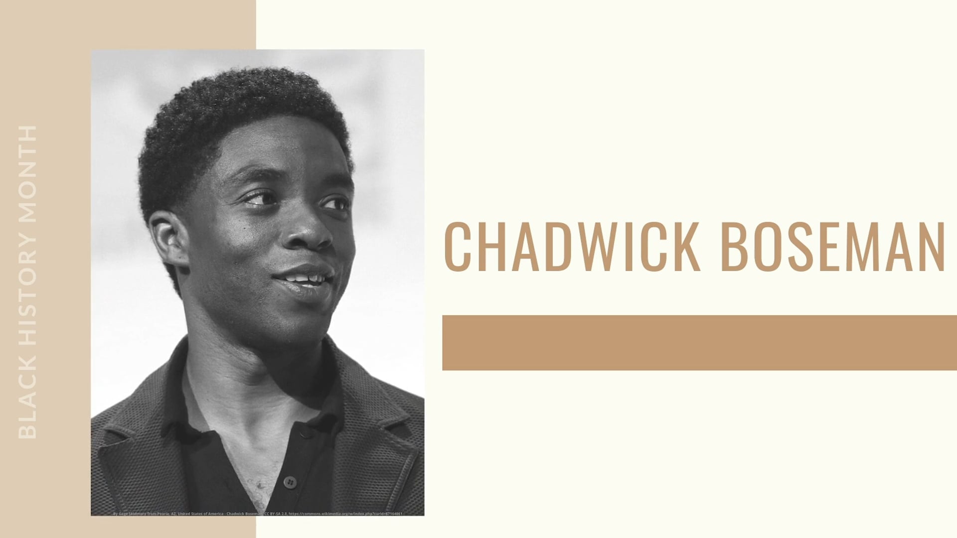 Black History Month: Chadwick Boseman – EDTV Kids – Plymouth EDTV