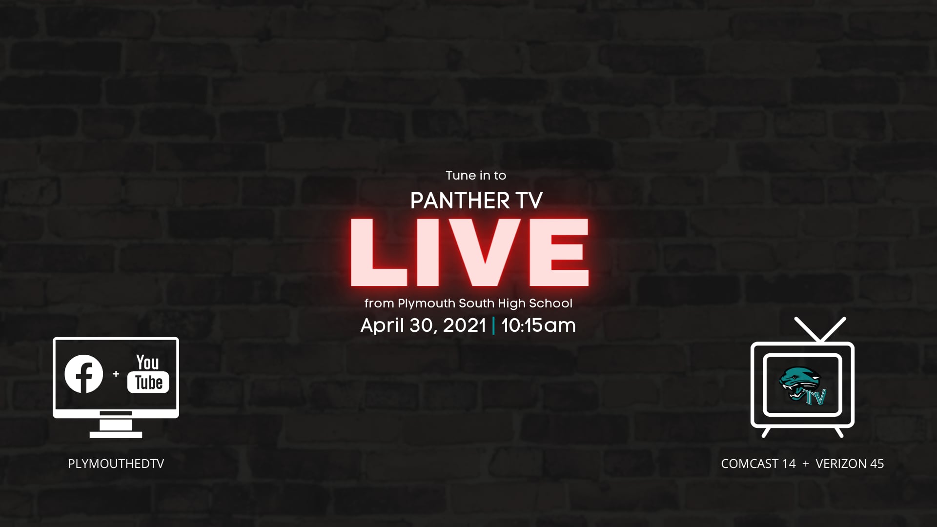 Panther TV Live Show – Director’s Audio – Plymouth EDTV